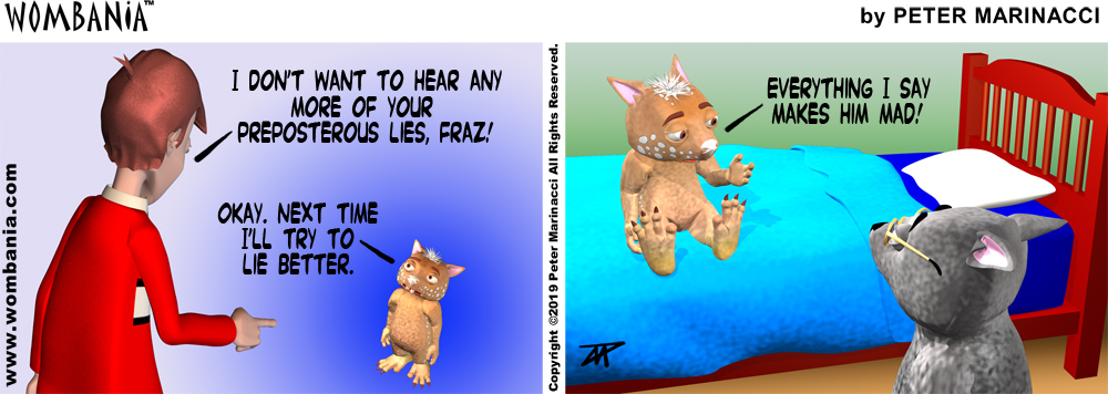 Crazy Lies | Wombania the Comic Strip
